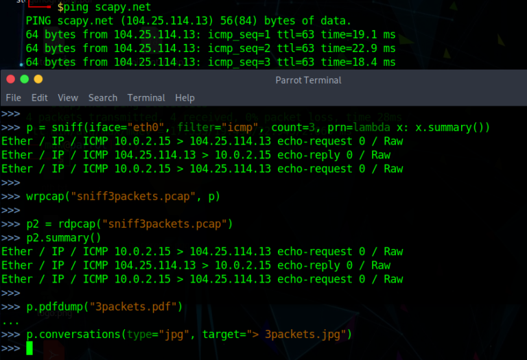 Scapy Common Commands Multiverse 2357
