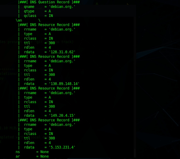 Scapy Dns Query Script Multiverse 2357 
